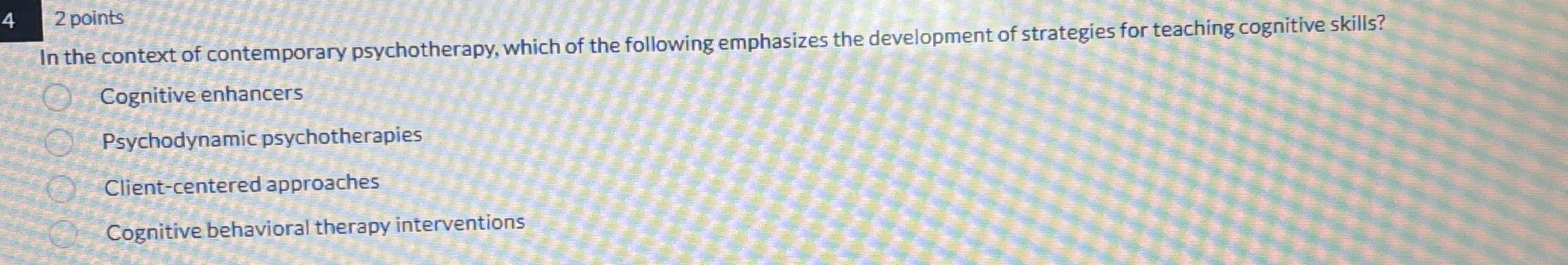 Solved 2 ﻿pointsIn the context of contemporary | Chegg.com