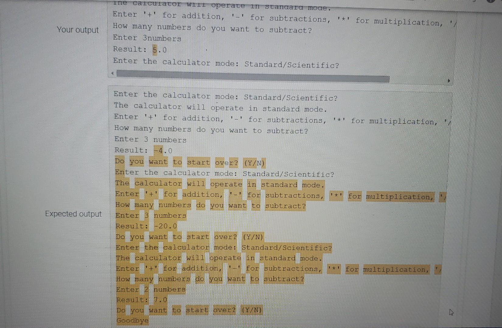 Solved I have this java code while running getting those | Chegg.com