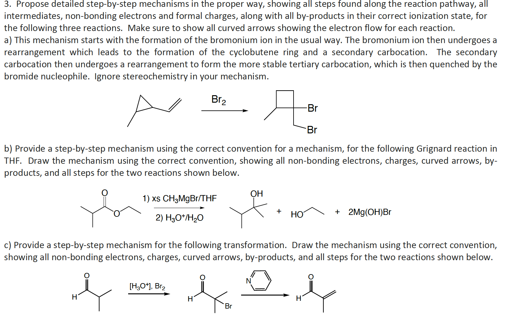 Solved Propose detailed step-by-step mechanisms in the | Chegg.com