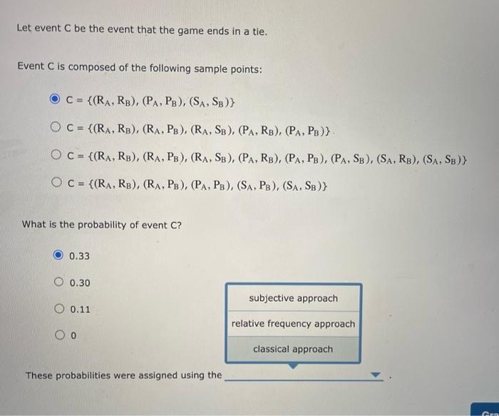 Solved 4. Assigning probability to events - | Chegg.com