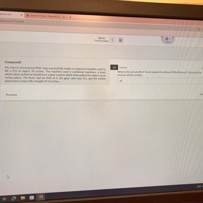 Solved Compound2 Ms. Harris' third period POE class | Chegg.com