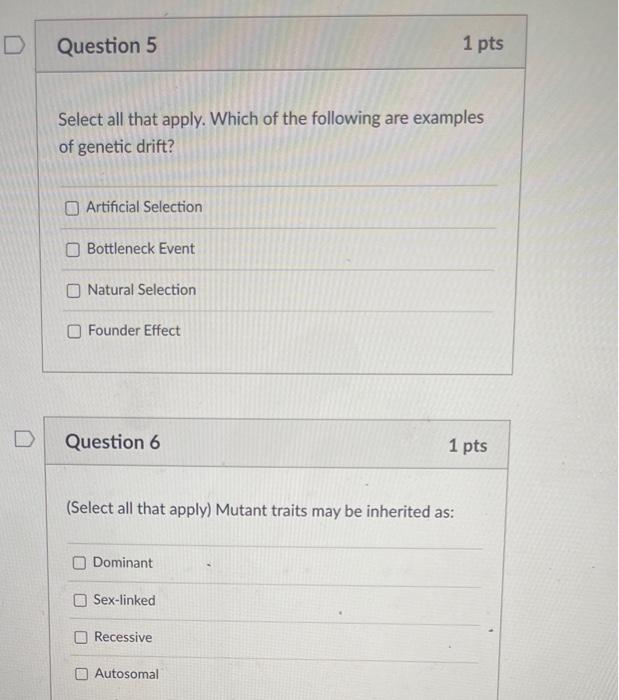 Solved Select all that apply. Which of the following are | Chegg.com