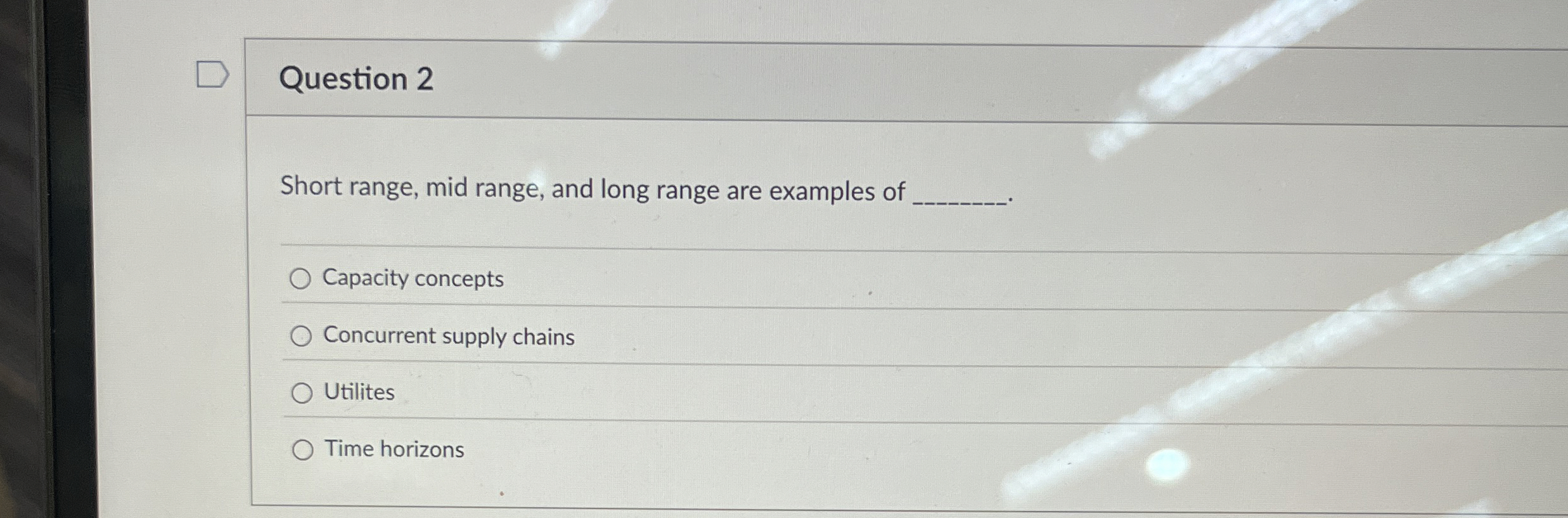 Solved Question 2Short range, mid range, and long range are | Chegg.com