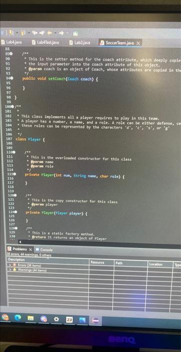 Solved Code in Java please do not change any of the | Chegg.com Solved Code in Java please do not change any of the | Chegg.com
