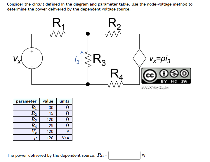 Solved Consider the circuit defined in the diagram and | Chegg.com
