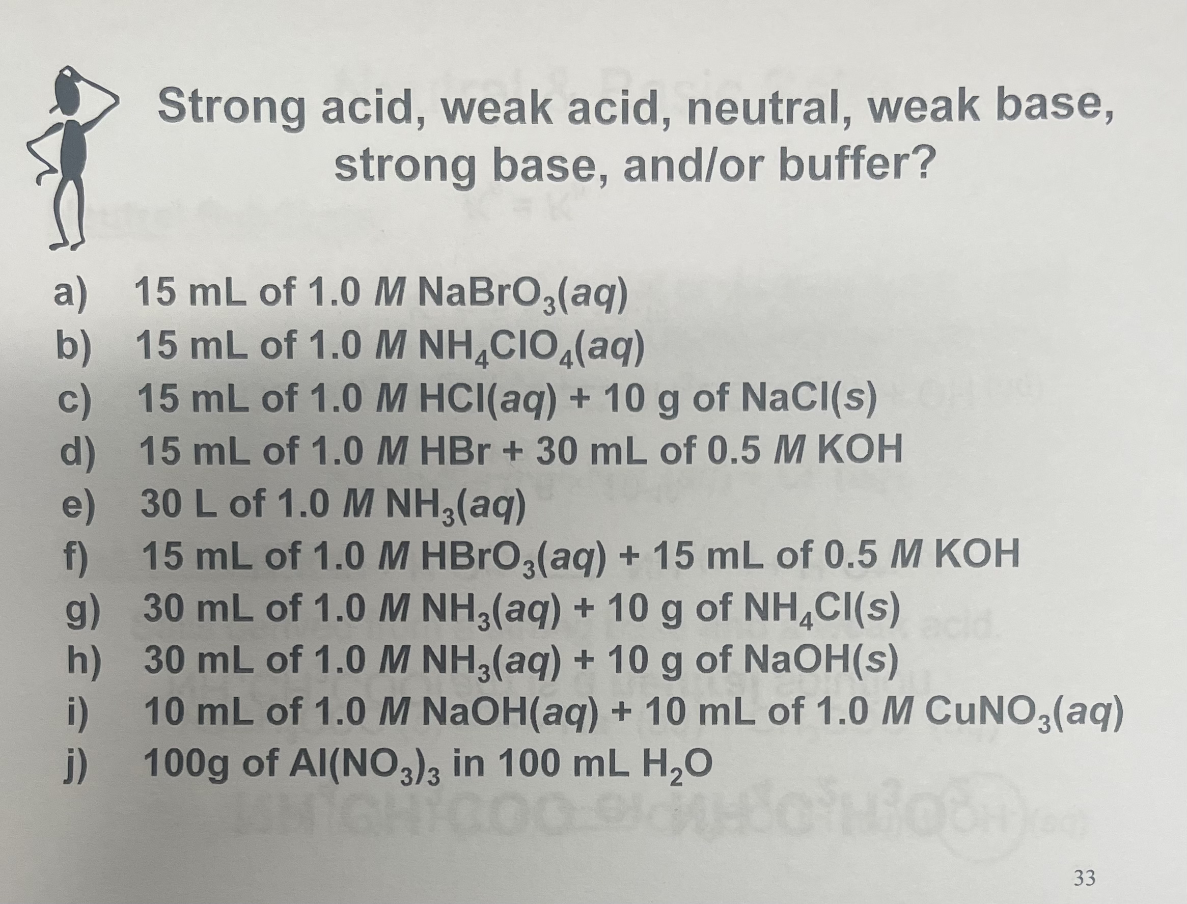 Solved Strong acid, weak acid, neutral, weak base, strong | Chegg.com