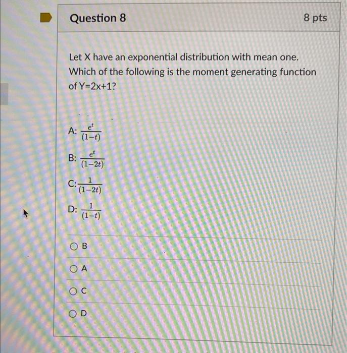 Solved Consider the density function given in the table. | Chegg.com