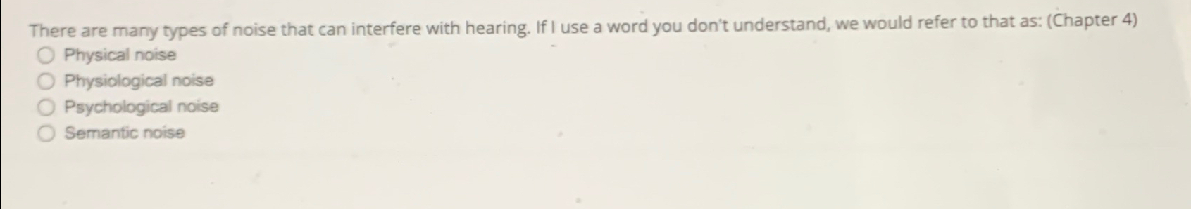 Solved There are many types of noise that can interfere with | Chegg.com