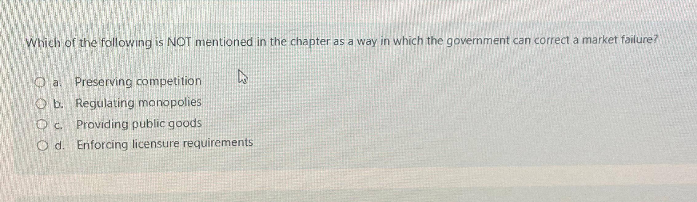 Solved Which of the following is NOT mentioned in the | Chegg.com