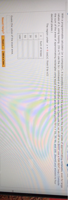 Solved With a programmable calculator (or a computer), it is | Chegg.com