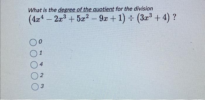 Solved Consider the following division statement written in | Chegg.com