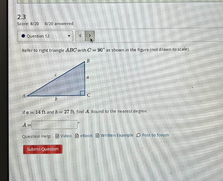 Solved 2.3Score: 820,820 ﻿answeredQuestion 12Refer to right | Chegg.com
