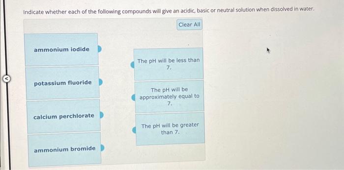 Solved Indicate whether each of the following compounds will | Chegg.com