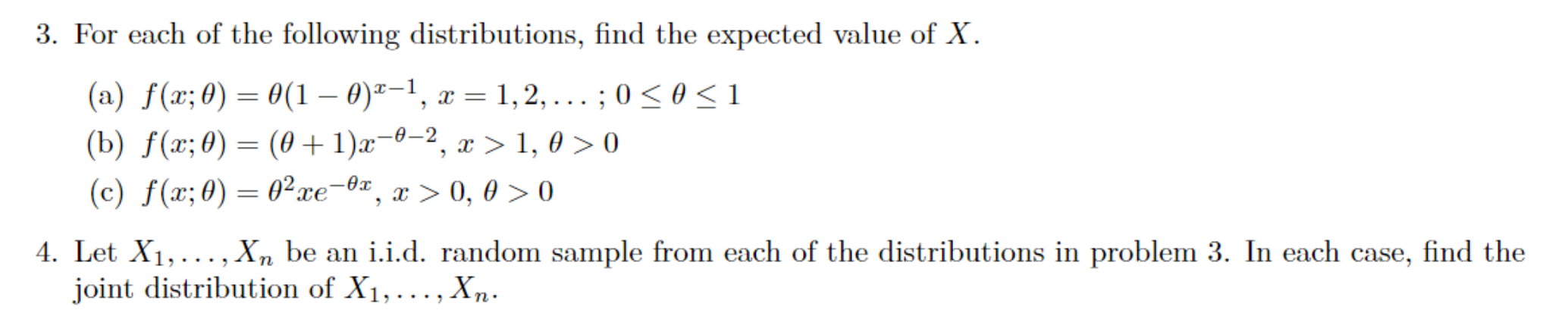 Solved For Each Of The Following Distributions Find The