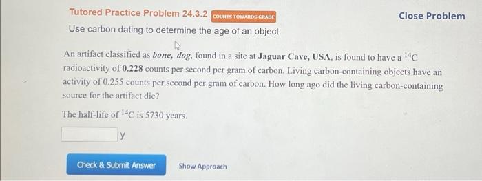 Solved Tutored Practice Problem 24.3.2 Close Probler Use | Chegg.com