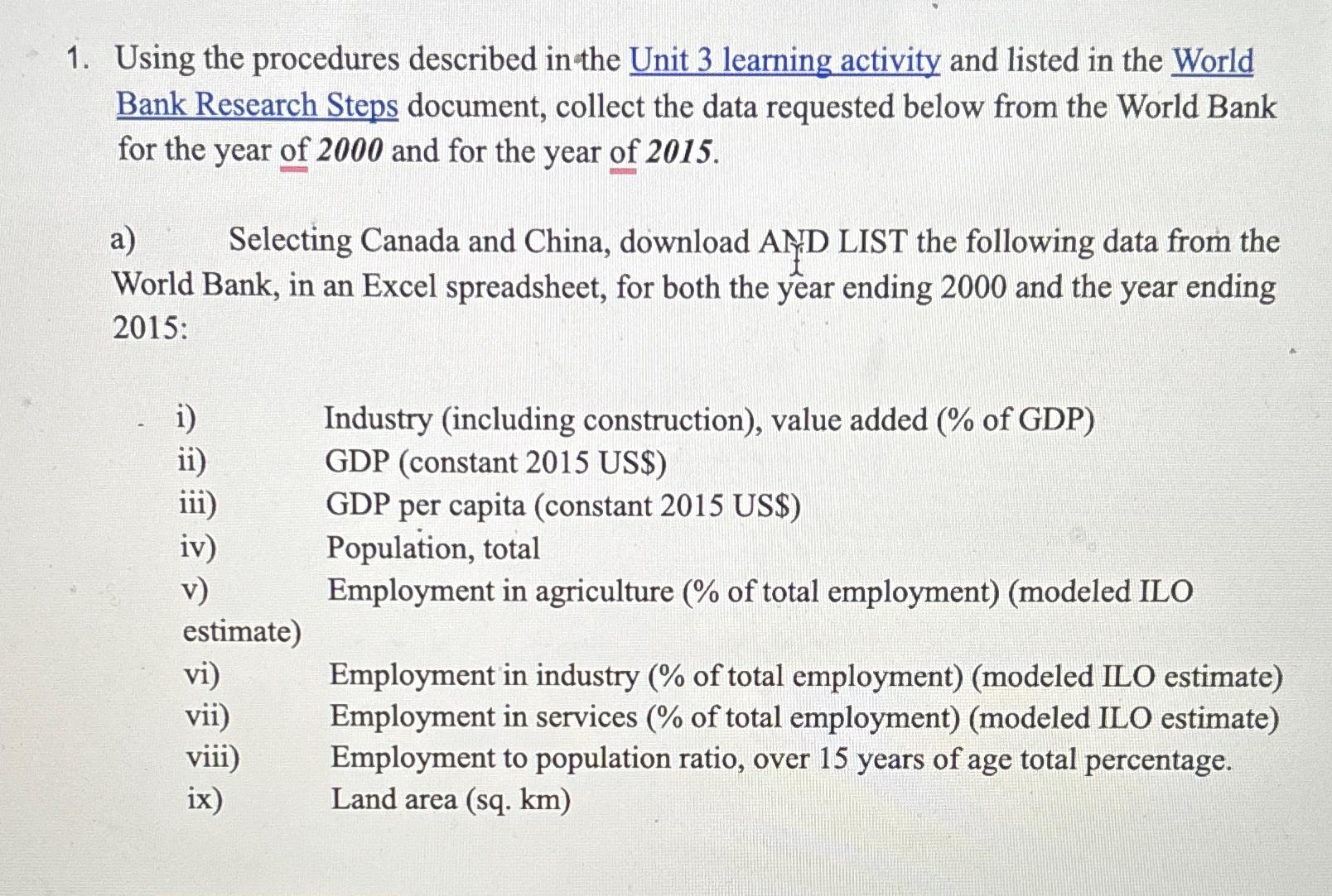 Solved Using the procedures described in the Unit 3 | Chegg.com