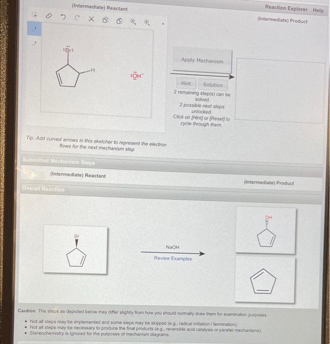 Solved (Intermediate) Reactant Reaction Explorer Help | Chegg.com