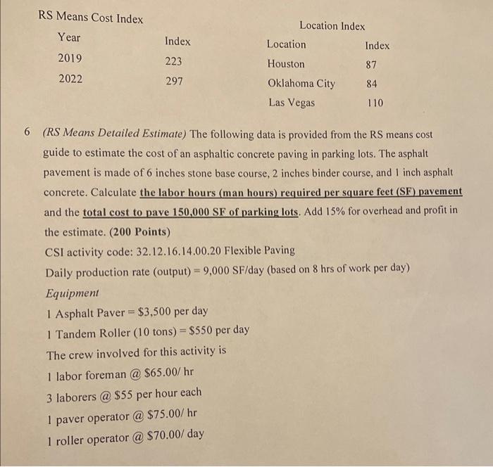 Solved 11 Conceptual Cost Estimate Use The Conceptual