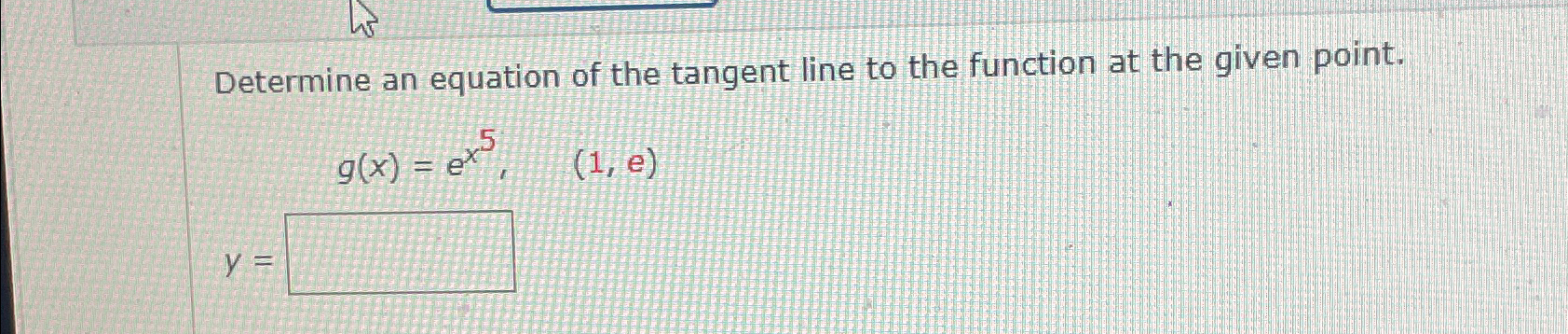 Solved Determine an equation of the tangent line to the | Chegg.com