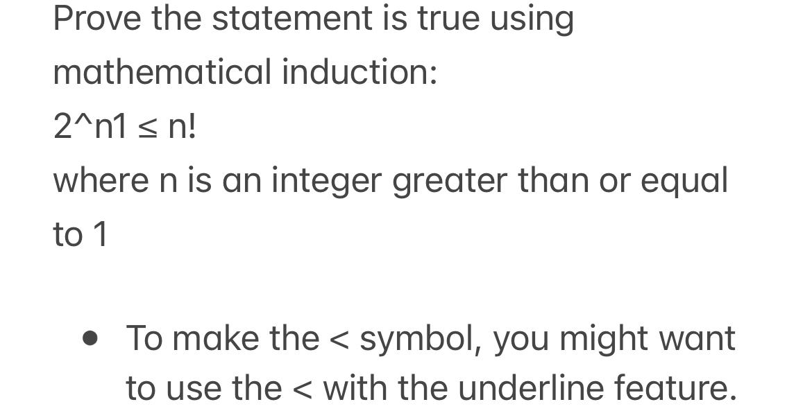 Solved Prove the statement is true using mathematical | Chegg.com