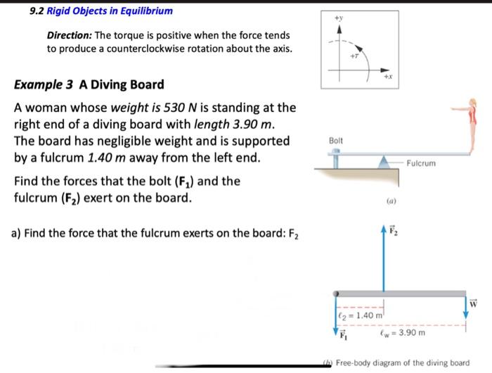 Solved Direction: The torque is positive when the force | Chegg.com