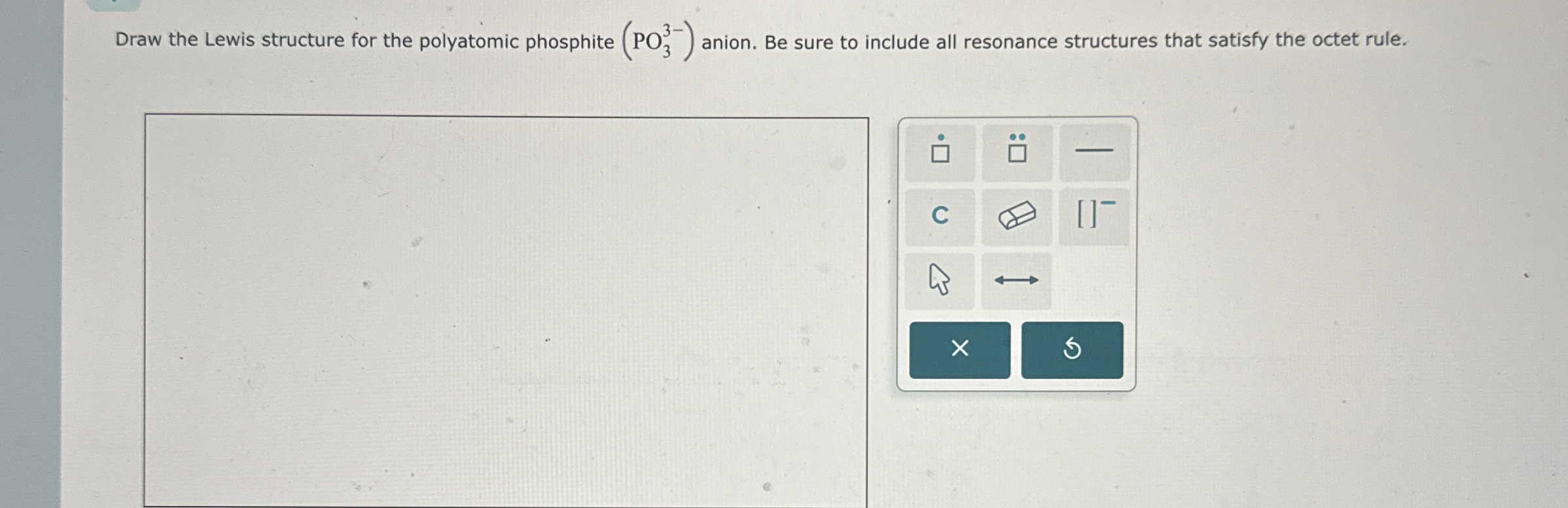 Solved Steps Fdraw The Lewis Structure For The Polyatomic
