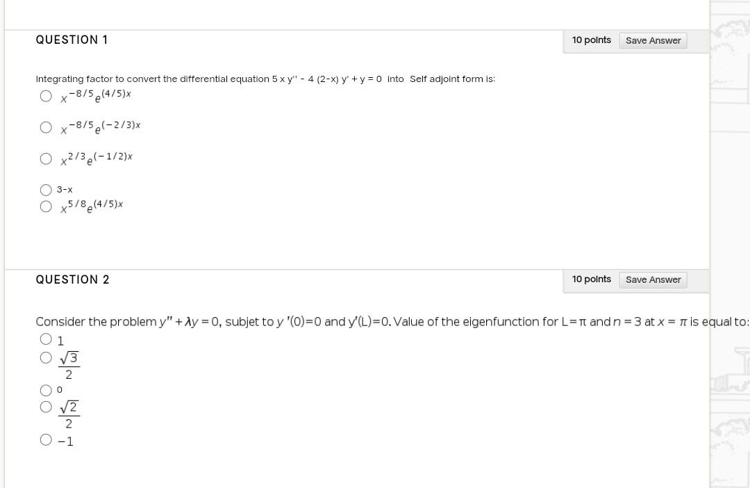 Solved Integrating factor to convert the differential | Chegg.com