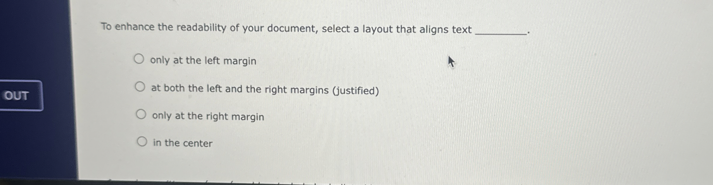Solved To enhance the readability of your document, select a | Chegg.com