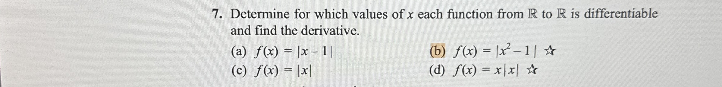 Solved Determine for which values of x ﻿each function from R | Chegg.com