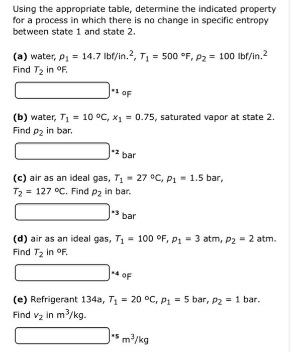 Using the appropriate table, determine the indicated | Chegg.com