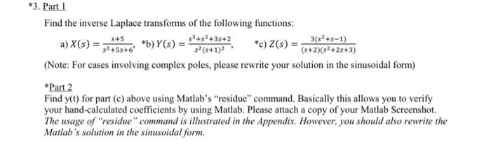 Solved solve only for B and C in part 1 and C in part 2 | Chegg.com