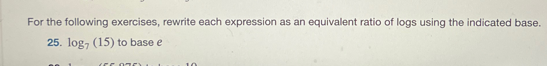 Solved For the following exercises, rewrite each expression | Chegg.com