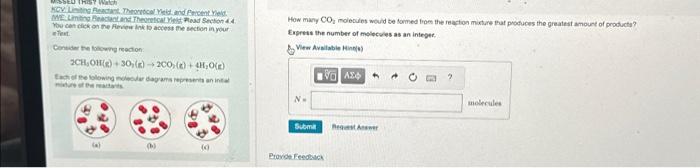 Solved SED THIS? Watch KCV: Limiting Reactant, Theoretical | Chegg.com