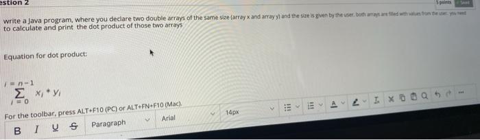 Solved (URGENT) write a Java program, where you declare two | Chegg.com