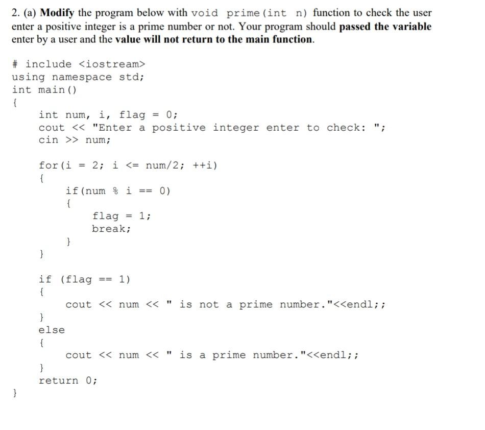 Solved 2. (b) Reprogram your code in Question 2. (a) so that | Chegg.com