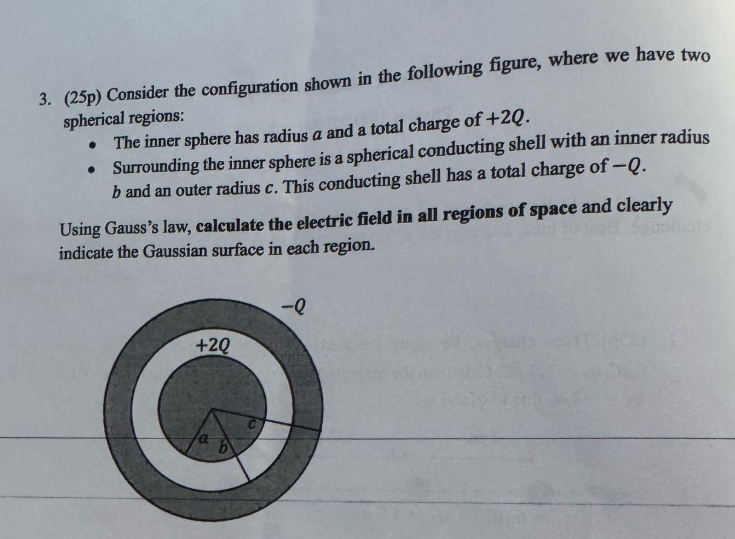 Solved 3. (25p) ﻿Consider the configuration shown in the | Chegg.com