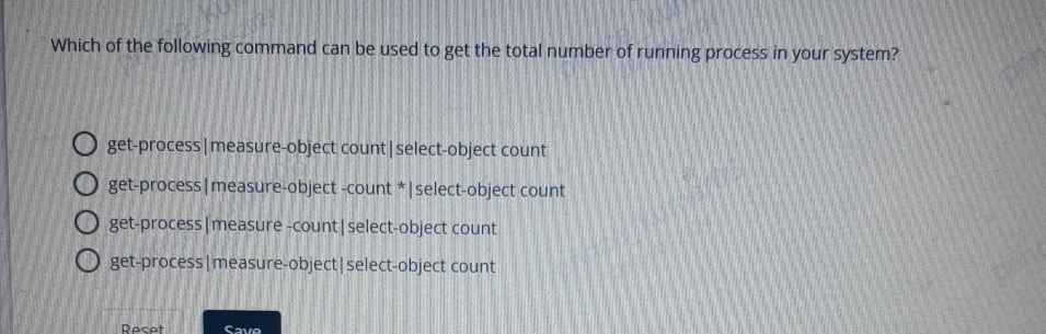 Solved Which Of The Following Command Can Be Used To Get The