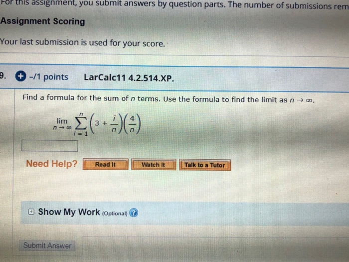 Solved For this assignment, you submit answers by question | Chegg.com