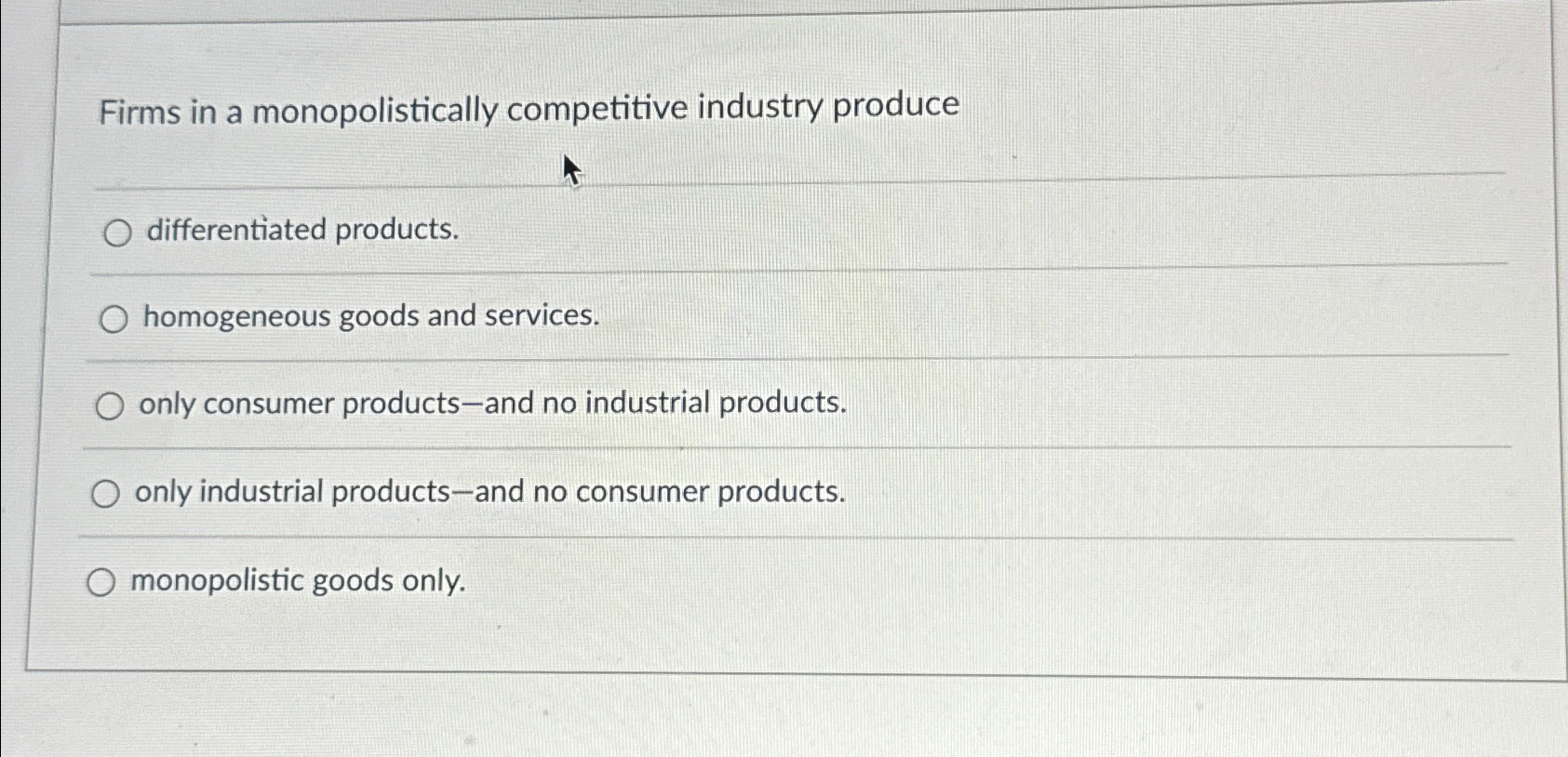 Solved Firms in a monopolistically competitive industry | Chegg.com