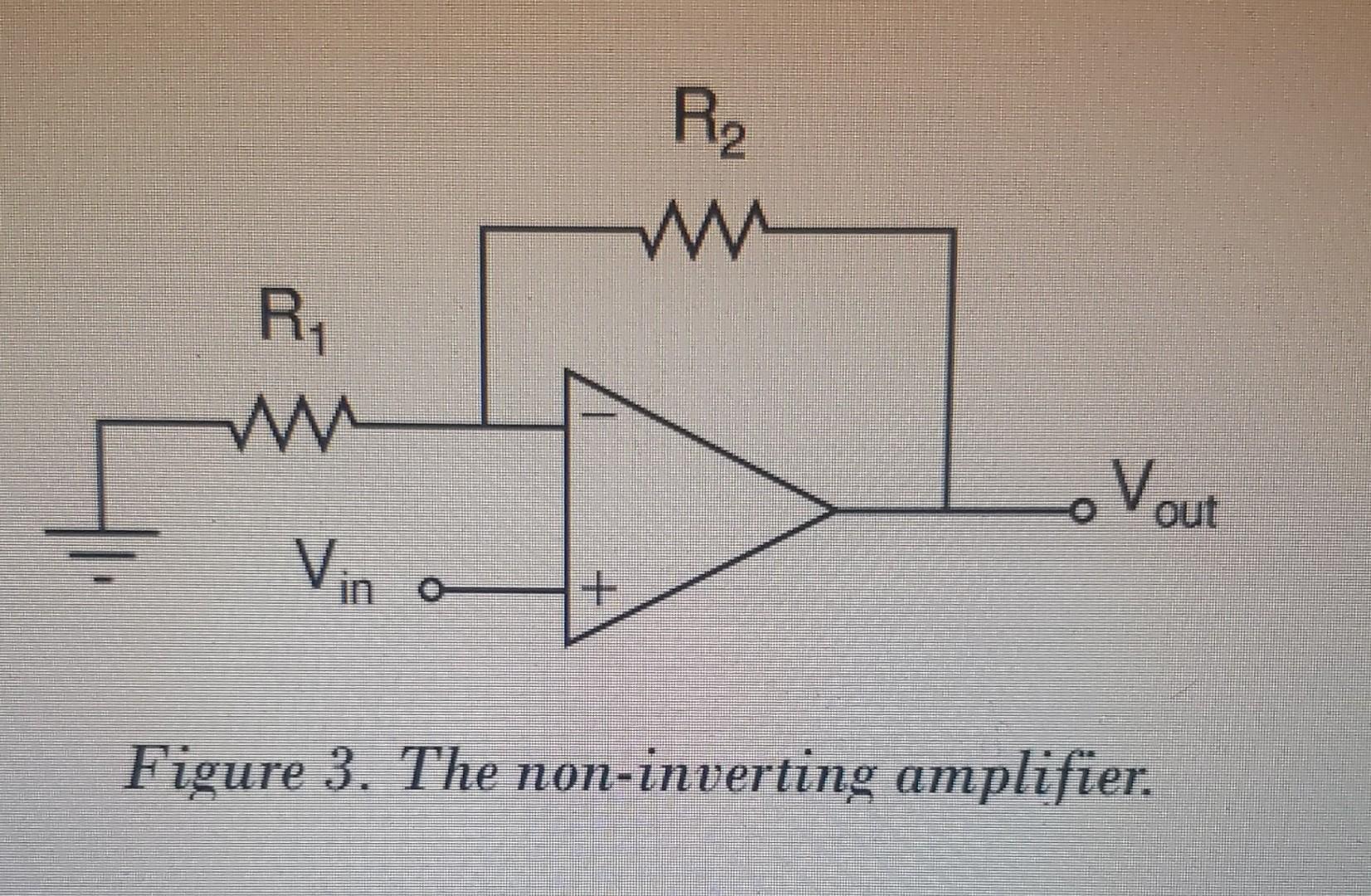Solved Circuit in the Figure is non-inverting amplifier | Chegg.com
