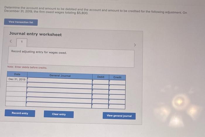 Solved Determine the account and amount to be debited and | Chegg.com