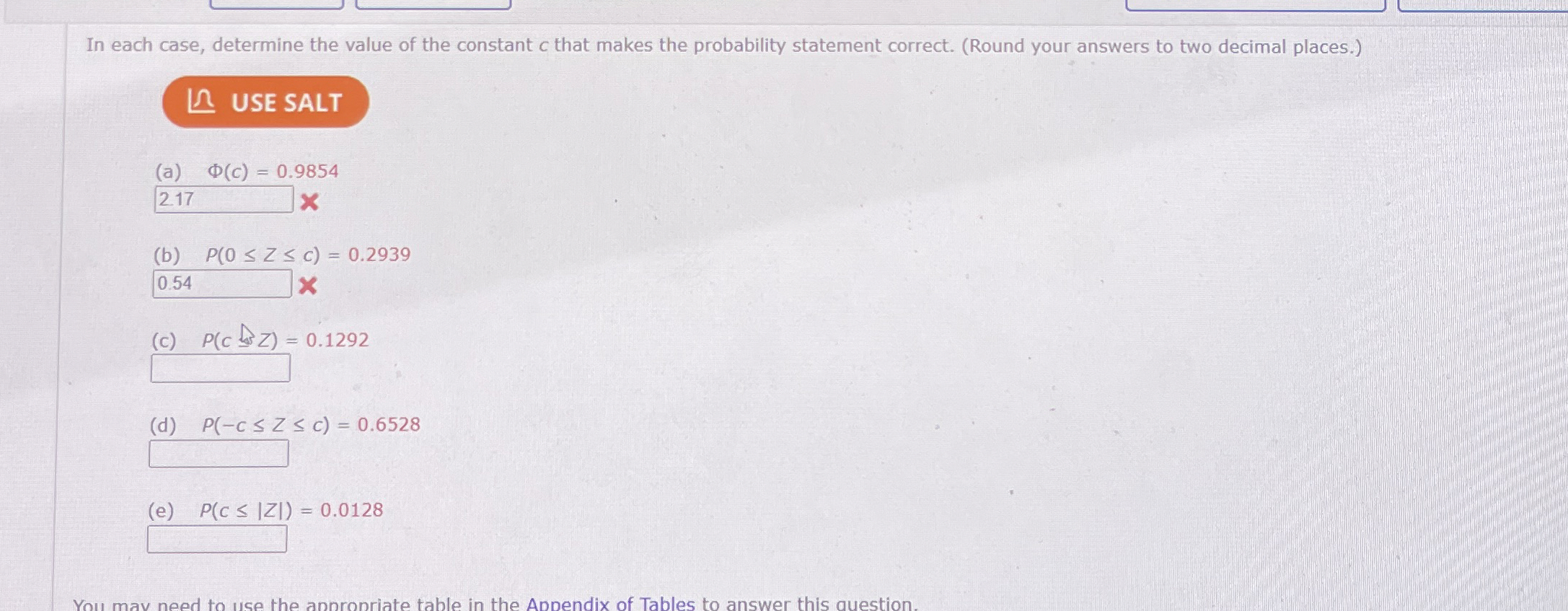Solved In each case, determine the value of the constant c | Chegg.com