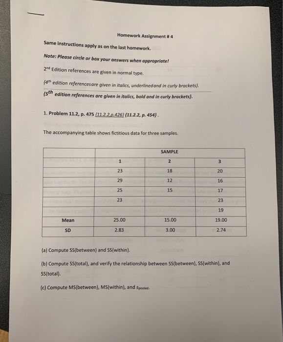 Solved Homework Assignment #4 Same instructions apply as on | Chegg.com