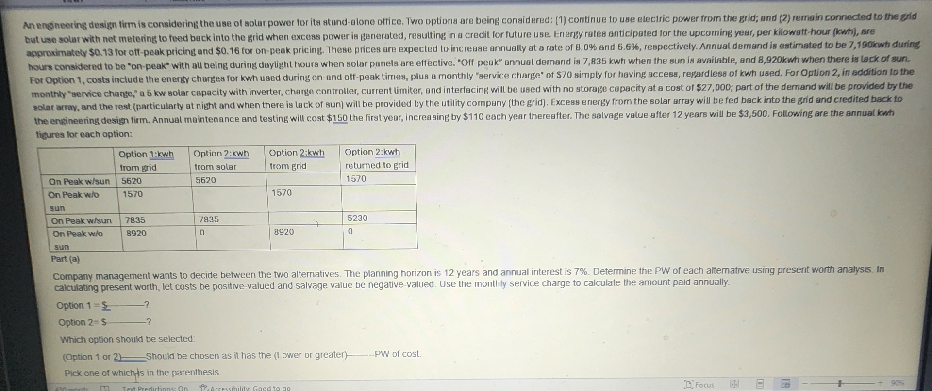 Solved tigures for each option:\table[[,\table[[Option | Chegg.com