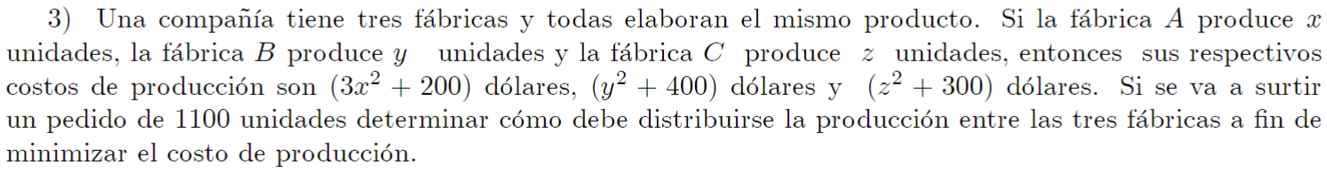 Solved **URGENT/WILL RATE** ﻿Una compañía tiene tres | Chegg.com