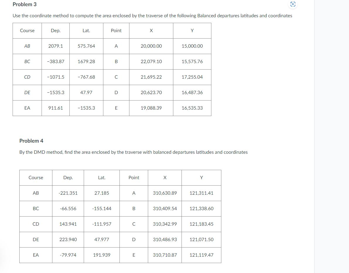 Solved Problem 3Use the coordinate method to compute the | Chegg.com