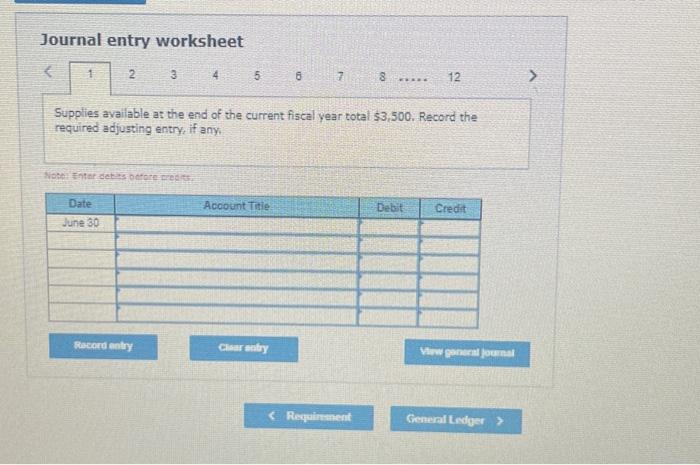 Solved Journal entry worksheet 1234567 $300 accrued interest | Chegg.com