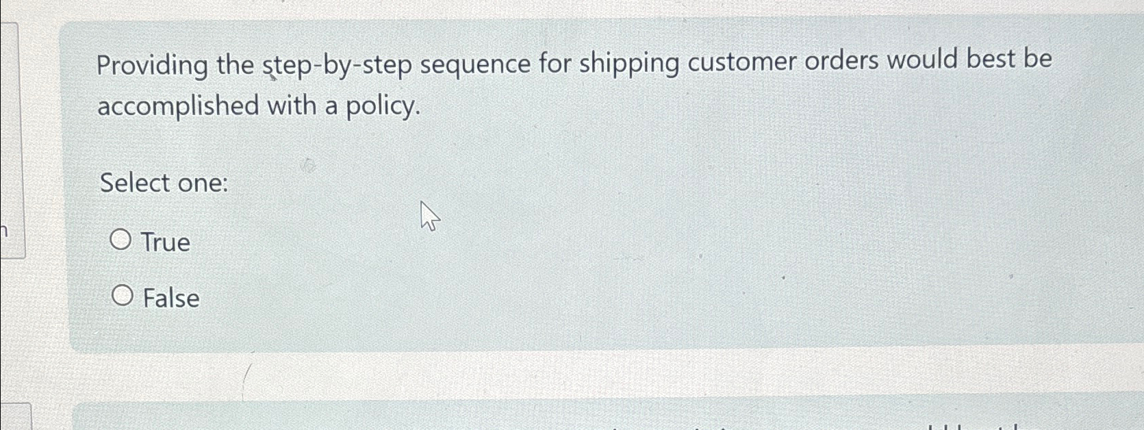 Solved Providing the step-by-step sequence for shipping | Chegg.com