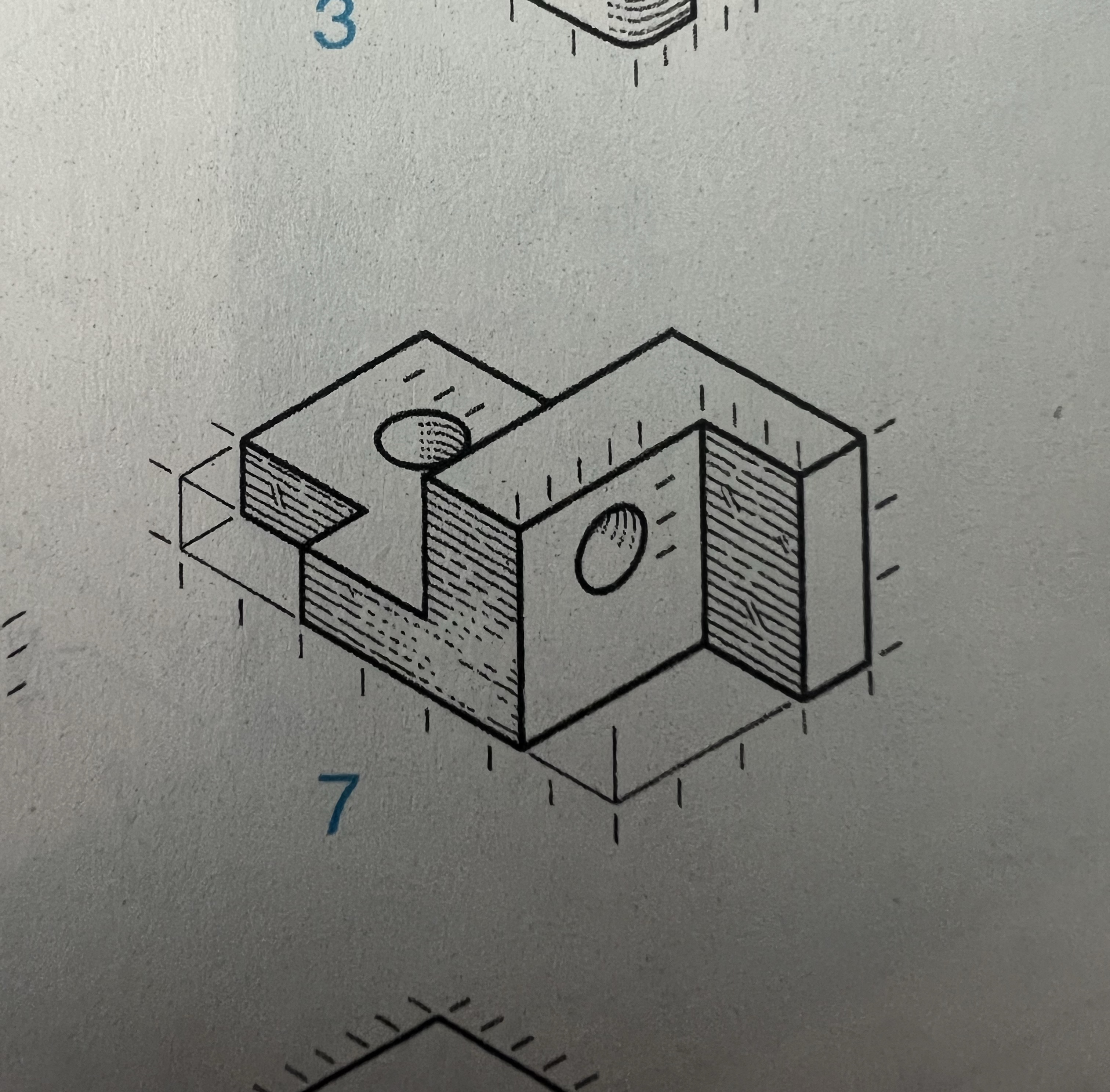 Create the three orthogonal views from | Chegg.com
