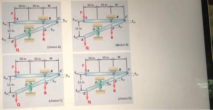 Solved A two-bar linkage shown is supported by a pin and | Chegg.com